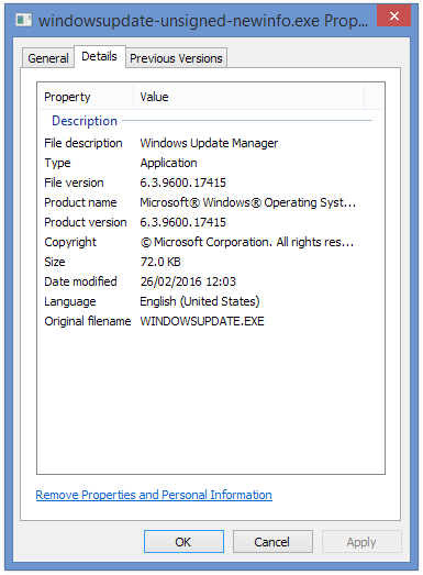 Masquerading As A Windows System Binary Using Digital Signatures