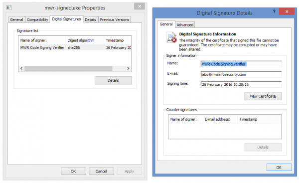 Masquerading As A Windows System Binary Using Digital Signatures