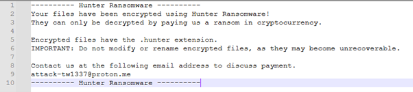CrazyHunter: The Rising Threat of Open-Source Ransomware | WithSecure™ Labs