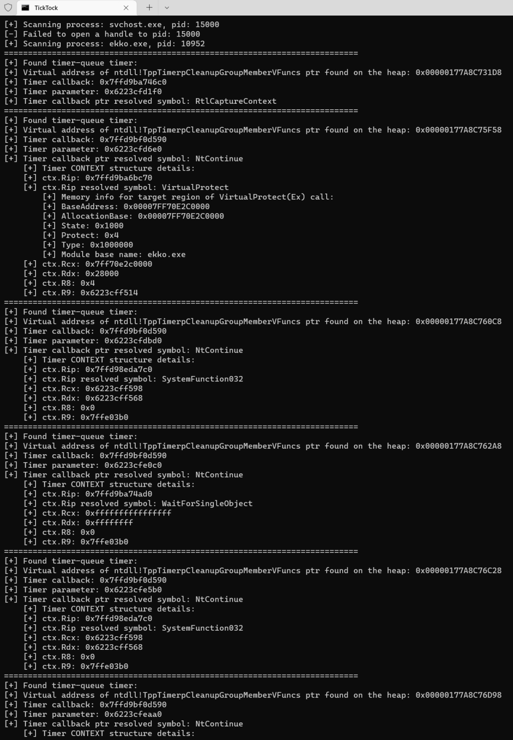 Hunting for timer-queue timers | WithSecure™ Labs