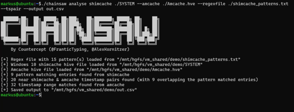 Unleashing the Power of Shimcache with Chainsaw | WithSecure™ Labs